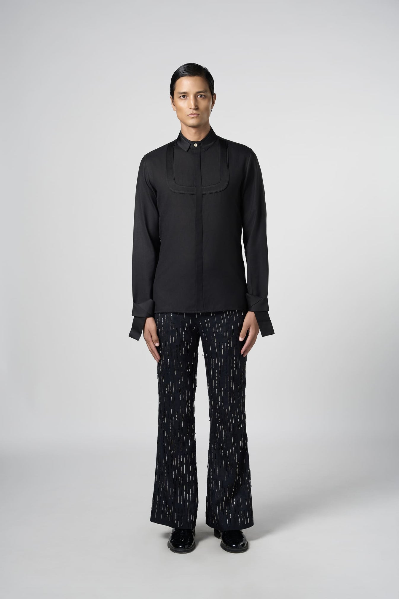 Inverted Arch Double Collar Shirt – lineoutline