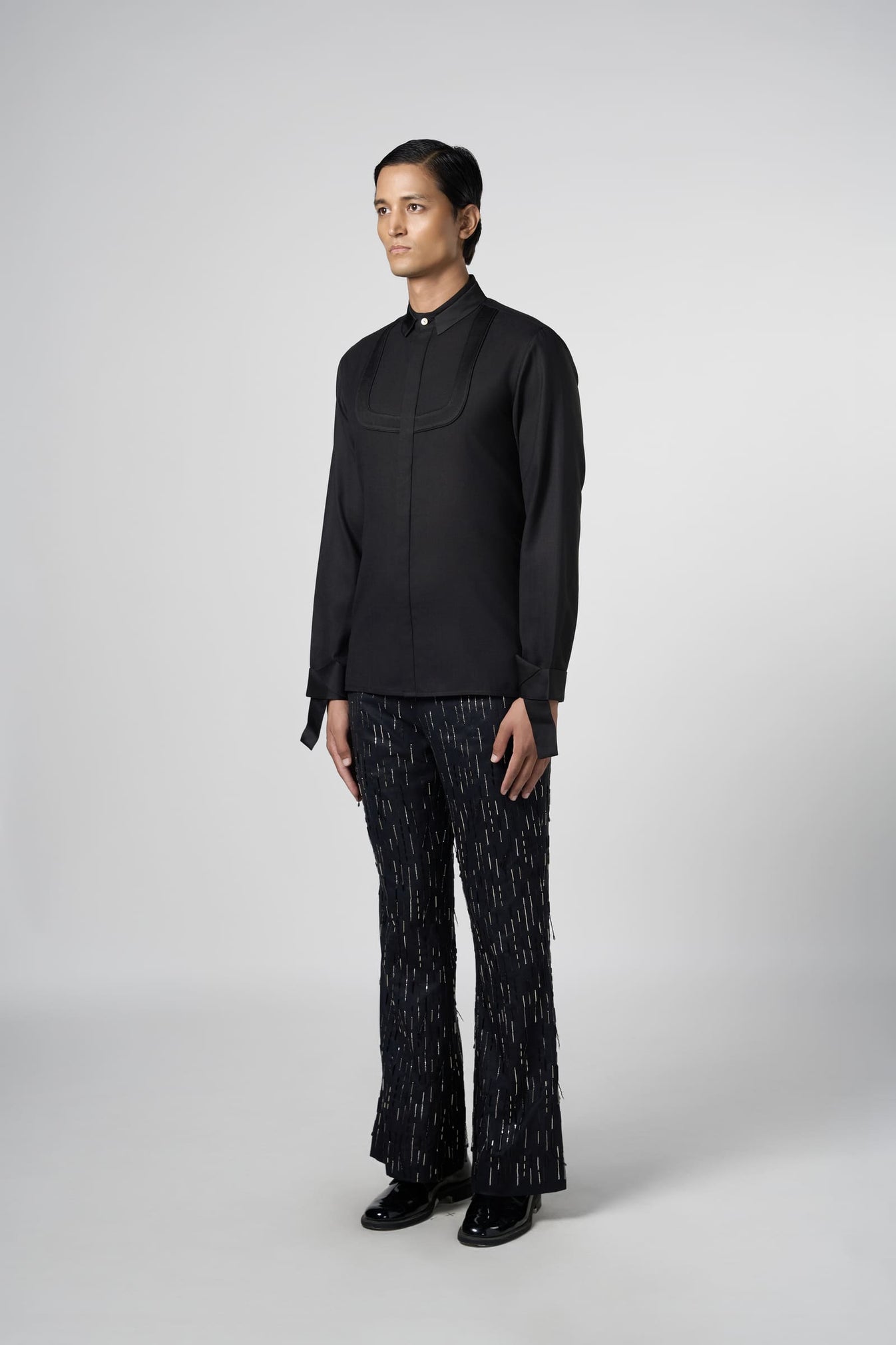 Inverted Arch Double Collar Shirt – lineoutline