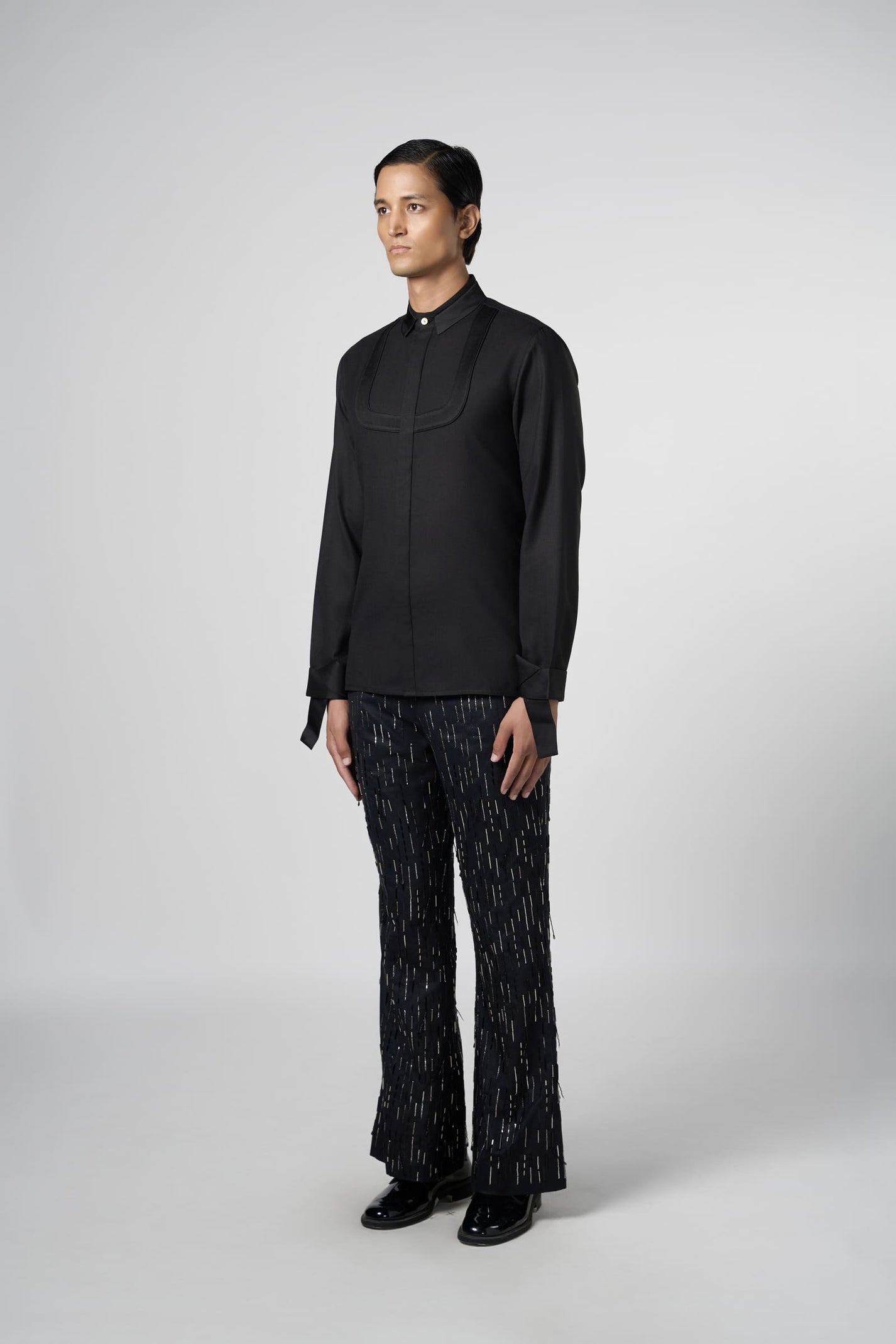 Inverted Arch Double Collar Shirt – lineoutline